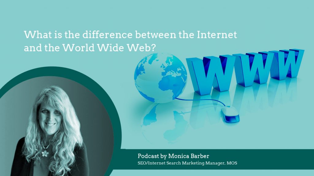 What is the difference between the Internet and the WWW?